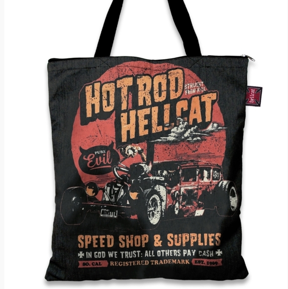 Hotrod Hellcat | Bags | Hotrod Hellcat In God We Trust Tote Bag Racing ...